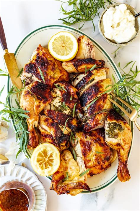Spatchcock Oven Roasted Chicken Lenas Kitchen