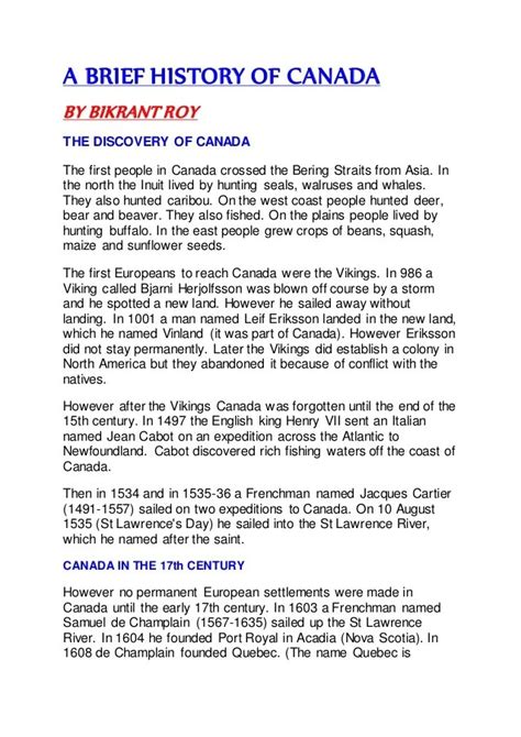 Policy Brief Example Canada