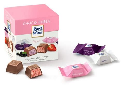 Шоколадные конфеты Риттер Спорт Шоко Бокс Йогурт / Ritter Sport Choco ...