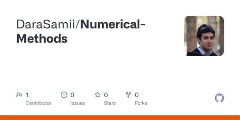 Numerical Methods Numerical Analysis Ipynb At Main Darasamii Numerical Methods Github