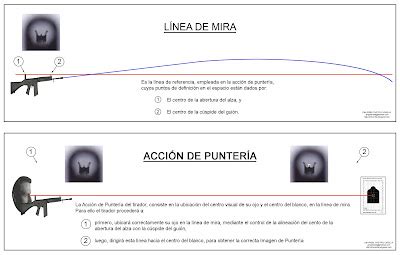 La Instrucción Del Tiro De Escuela Con Fusil Fal Acción De Puntería