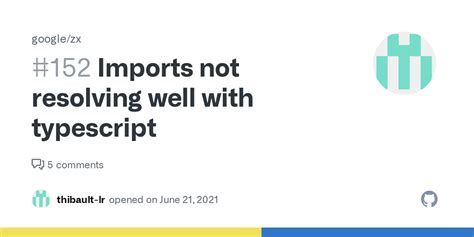 Imports Not Resolving Well With Typescript Issue Google Zx GitHub