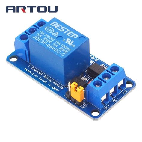 3 3V 5V 12V 24V 1 Channel Relay Module High And Low Level Trigger Du