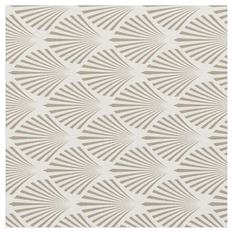 Gold Shell Pattern Fabric Shell Pattern Art Deco Pattern Fabric