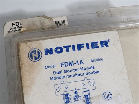 Notifier Fdm 1a Dual Monitor Module Missing Resistor Used