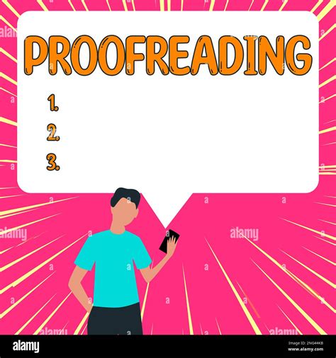 Text Sign Showing Proofreading Business Concept Act Of Reading And Marking Spelling Grammar