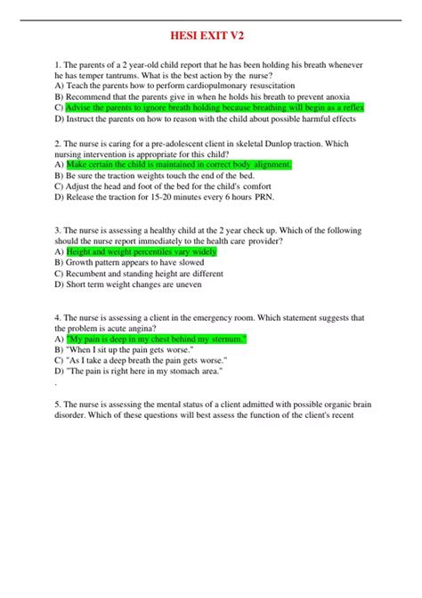 hesi a2 hesi exit v2 2021 actual exam with complete solutions hesi a2