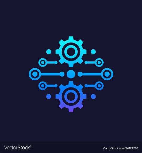 Integration Automation Concept Royalty Free Vector Image