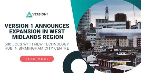 Enda Diggins On Linkedin Version 1 Announces Expansion In The West Midlands Region Version 1