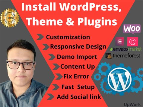 Wordpress Installation Theme Plugins Setup And Customization Upwork