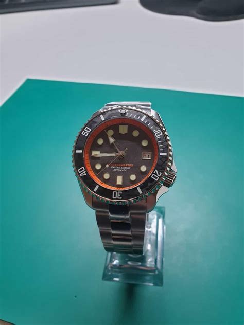 Skx007srpd Glass Bezel Insert Dual Time Style Blacksky Blue Namokimods