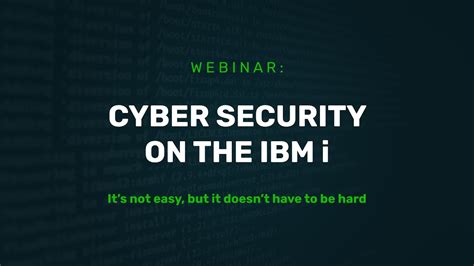 Fundamentals For Cyber Security On The Ibm I As400iseries