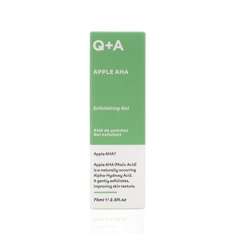 Отшелушивающий гель с кислотами для лица Q + A Apple AHA Exfoliating ...
