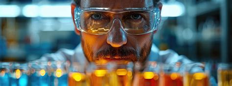 Premium Photo Chemist Analyzing The Colorimetric Reaction In A Set Of