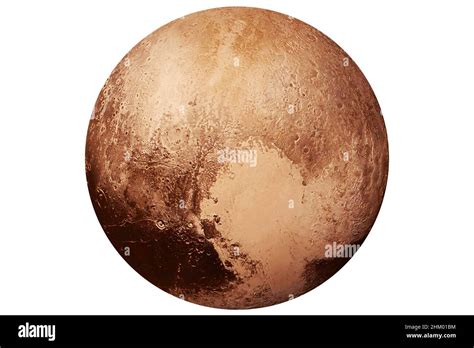 Planet Pluto Isolated On White Background Elements Of This Image Were
