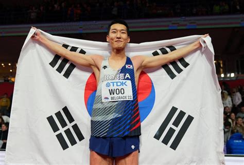 세계육상연맹 우상혁과 바심 2022년 높이뛰기 최고의 스타 파이낸셜뉴스 세계육상연맹 우상혁과 바심 2022년 높이뛰기 최고의 스타 파이낸셜뉴스