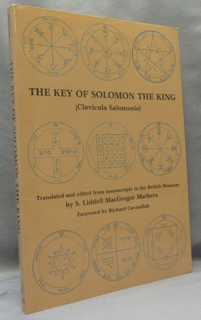 The Key Of Solomon The King Clavicula Salomonis S L Macgregor