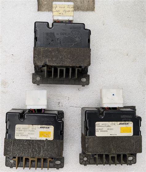 Fd3s Non Bose Front Speaker Brackets And Bose Amps