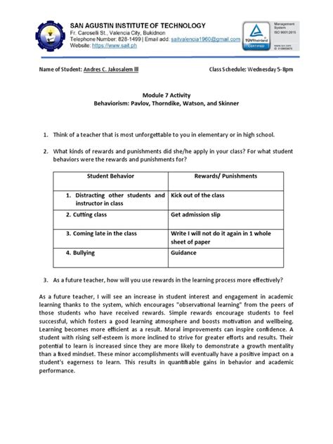 Module 7 8 Activities Download Free Pdf Aggression Cognitive Science