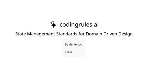 State Management Standards For Domain Driven Design Coding Rules Codingrulesai