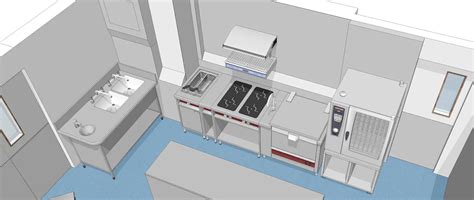 Restaurant Kitchen 3d Layout