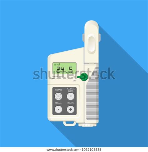 Chlorophyll Meter Measurement Industry Sensor Iot Stock Vector Royalty Free