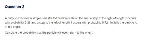 solved question 2 a particle executes a simple unrestricted