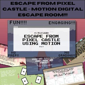 Motion Escape Room Distance Displacement Speed Velocity Graphs Diagrams