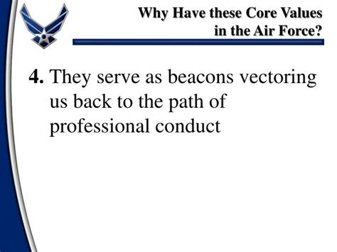 PPT AIR FORCE CORE VALUES The Price Of Admission PowerPoint Presentation ID 5564326
