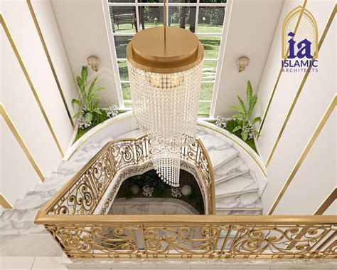 تصميم درج ديكور داخلي Islamic Architects Consulting Engineer