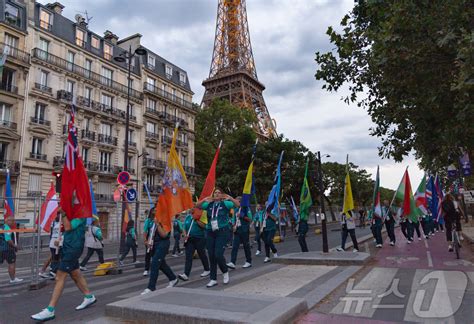올림픽 D 1 예행 연습하는 기수들 뉴스1