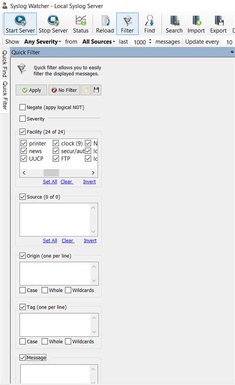 Snmpsoft Syslog Watcher Network Admin Tools