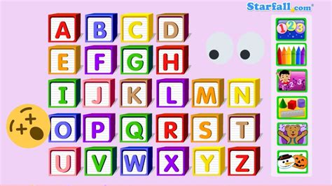Starfall Letters A To Zstarfall All Letters Animation Videos A To Z