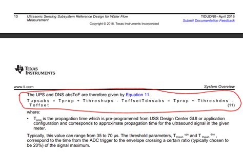 Msp430fr6047 Waveform Capture Based Ultrasonic Sensing Water Flow Metering Technology Msp Low
