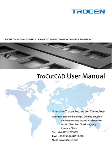 Trocutcad User Manual Pdf Menu Computing Cursor User Interface