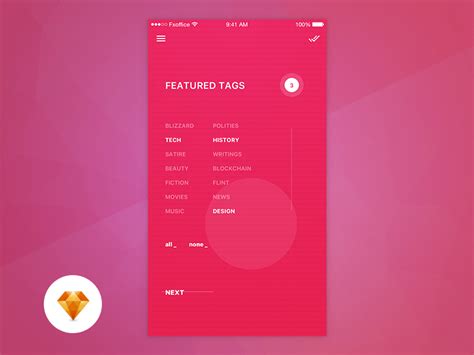 News Explorer Day73 My Ui Ux Free Sketch App Challenge By Serhiy Semenov On Dribbble