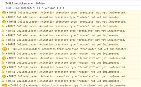 THREE ColladaLoader Animation Transform Type Translate Not Yet