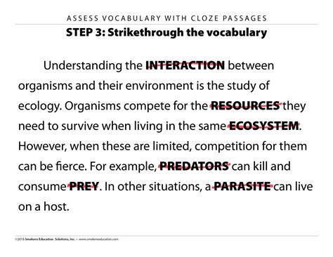 Assess Vocabulary With Cloze Passages