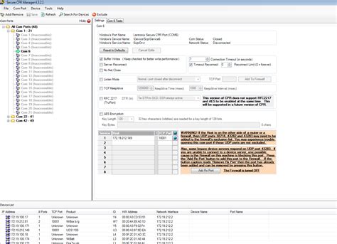 Secure Com Port Redirector Lantronix