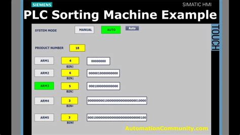 Plc Sorting Machine Example Simulation Shift Registers S Bharadwaj