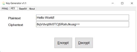 Key Generator And AES Demo Tool By Wentz Wu ISSAP ISSEP ISSMP CISSP
