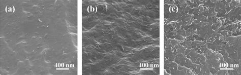 sem micrographs of a 1 wt b 4 wt and 8 wt samples fractured in