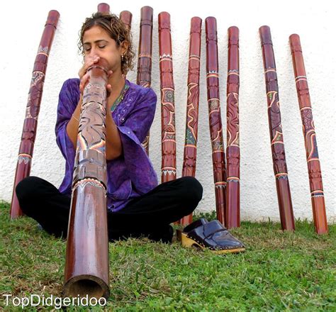 Aboriginal Playing Didgeridoo