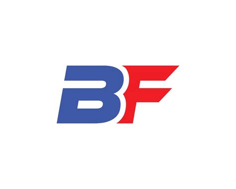 Plantilla De Vector De Diseño De Logotipo Bf Fb 13694170 Vector En Vecteezy