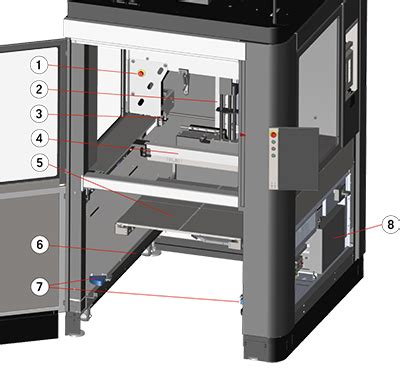 SLA Printer Inside View