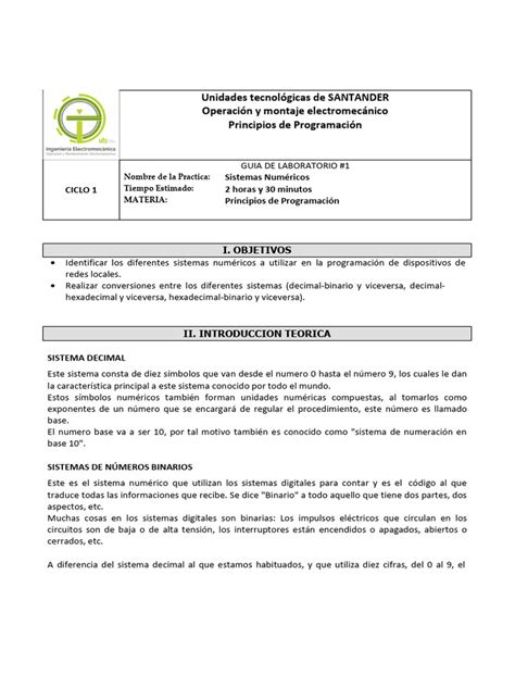 Practica 1 Principios De Programación Pdf Practica 1 Principios De Programación Pdf