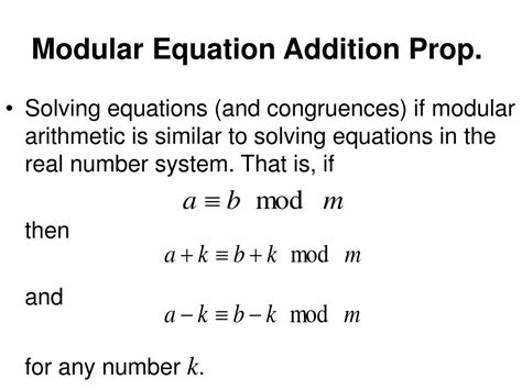 Ppt Section 2 1 Shift Ciphers And Modular Arithmetic Powerpoint