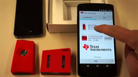 Ti Sensortag 2 Cc2650 Connection Youtube