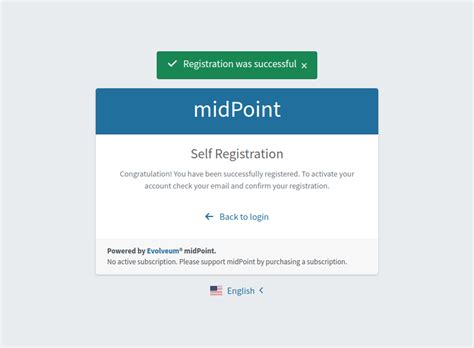 Self Registration Configuration Evolveum Docs