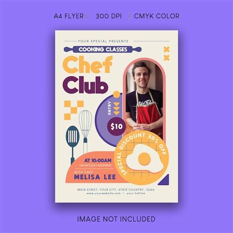 Premium Vector Cooking Class Flyer Premium Vector Cooking Class Flyer